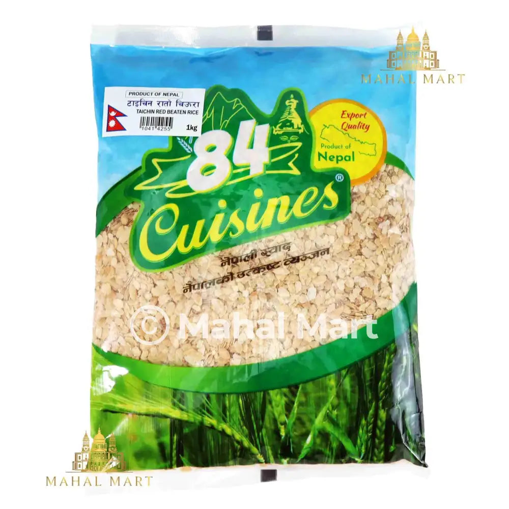Taichen Rato Chiura/ Red Beaten Rice 1kg – Mahal Mart