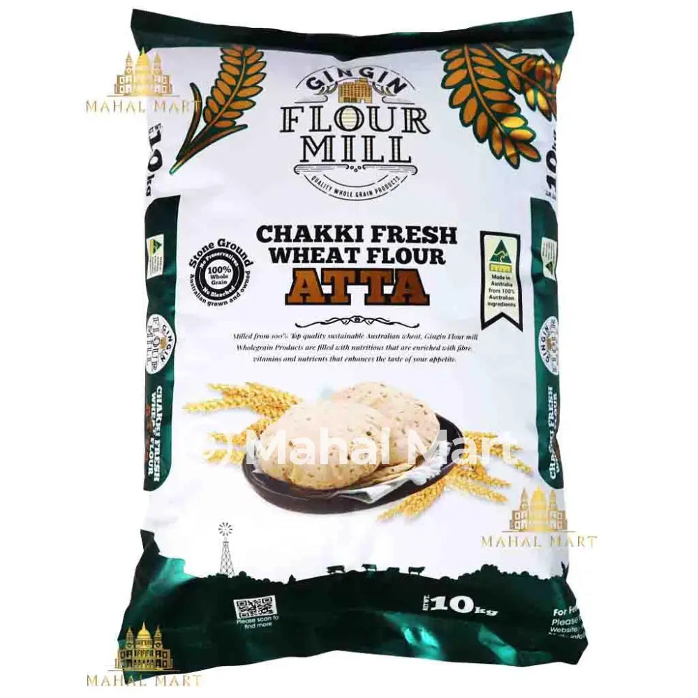 Gingin Flour Mill Chakki Atta/ Wheat Flour 10kg – Mahal Mart