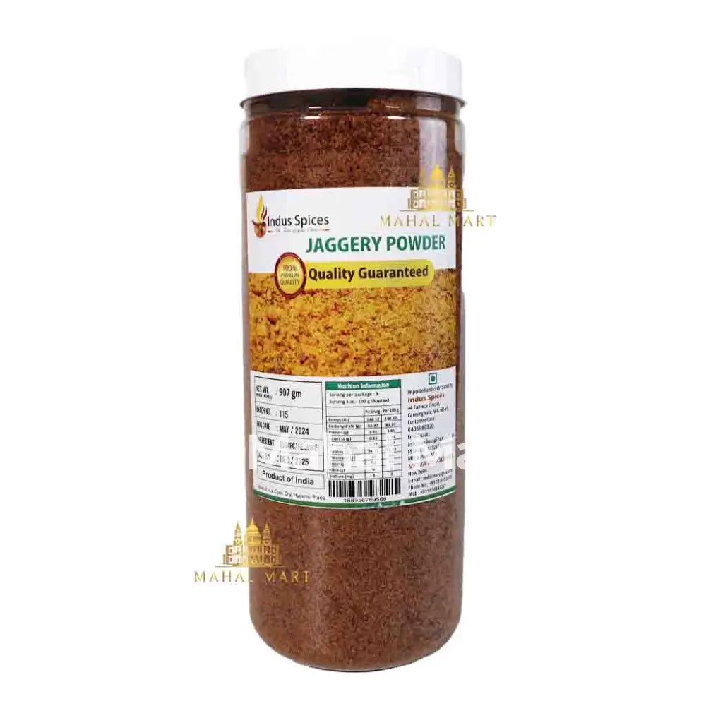 Indus Black Jaggery Powder 1kg – Mahal Mart