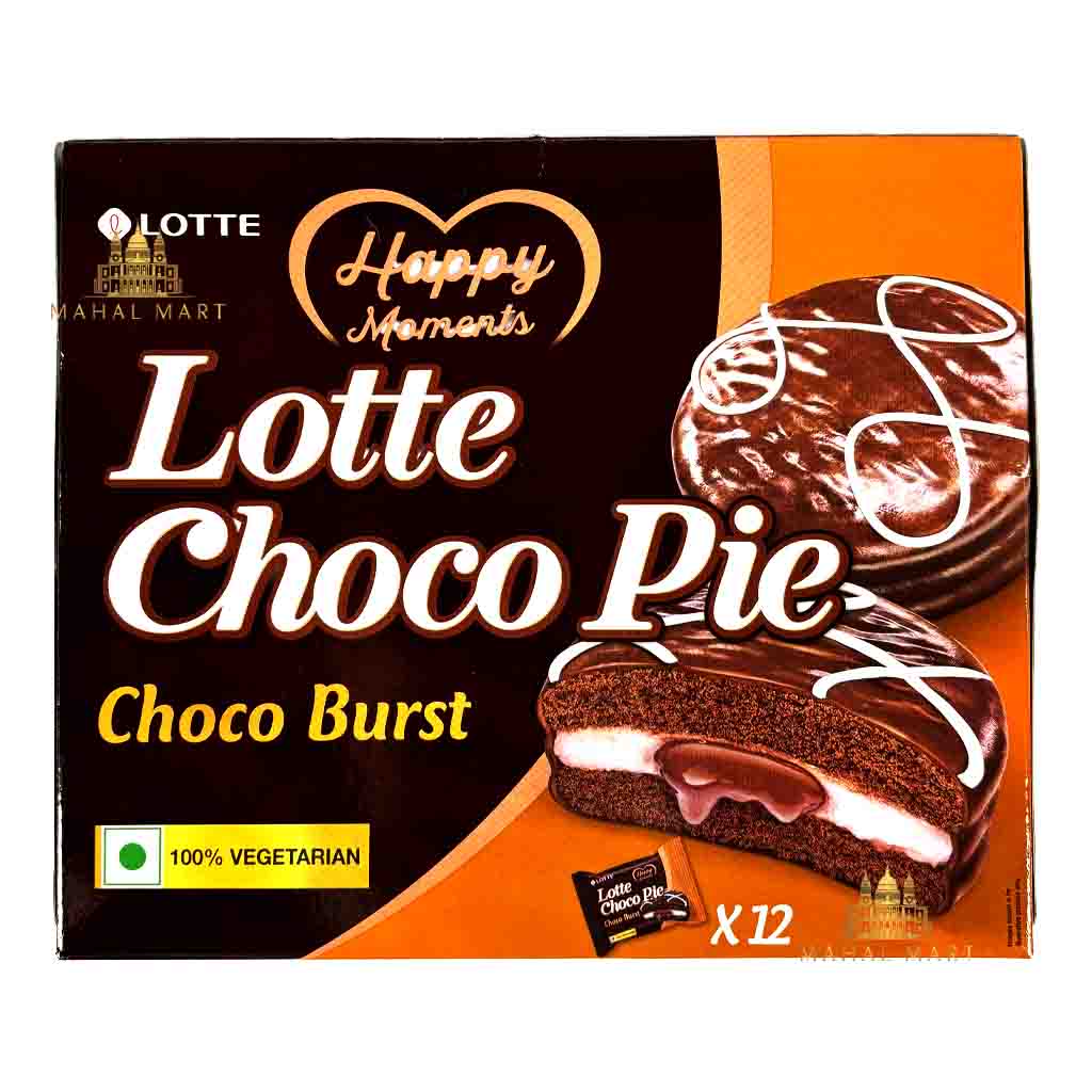 Lotte Choco Pie with Choco Burst 12packs – Mahal Mart