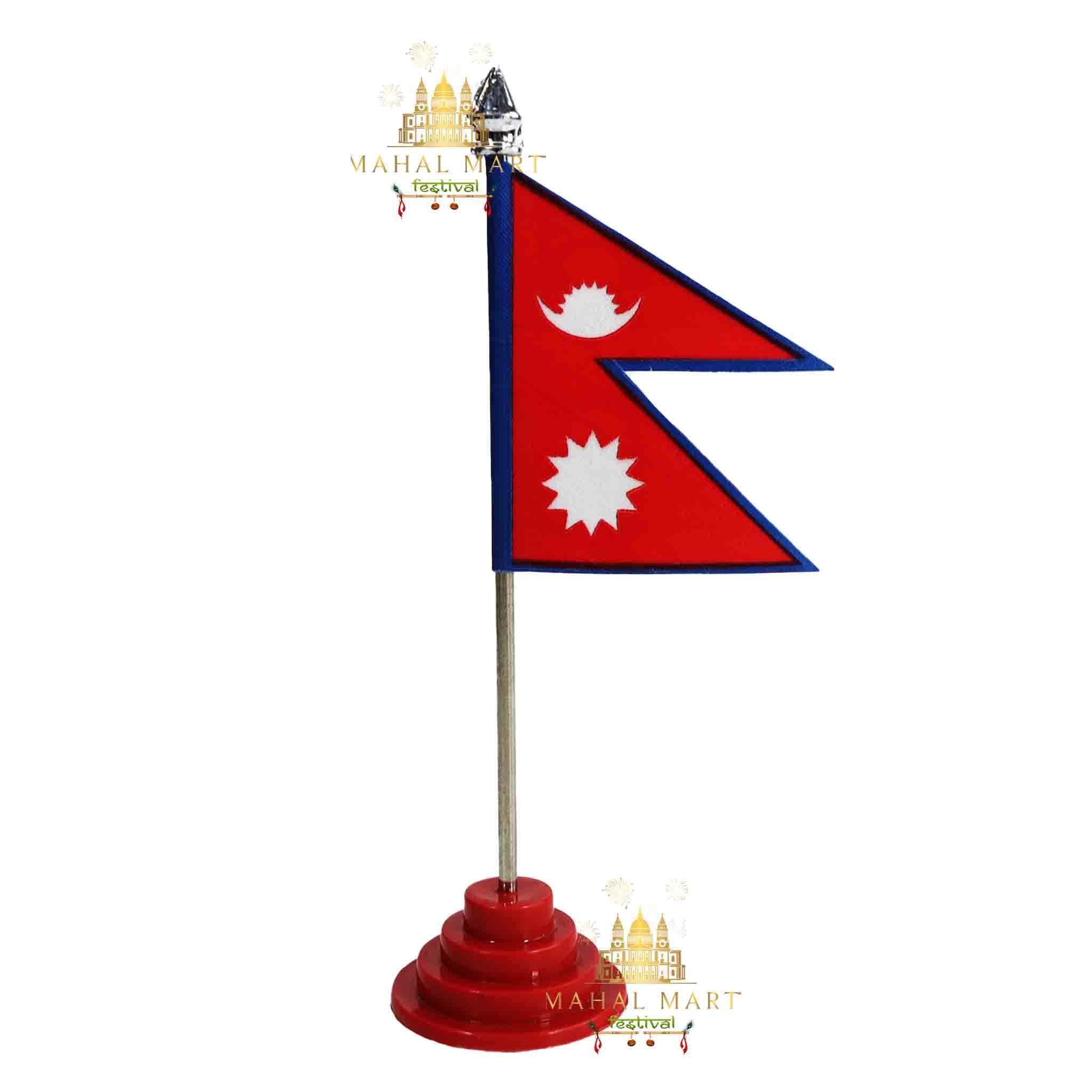 Nepali Flag Single Stand – Mahal Mart