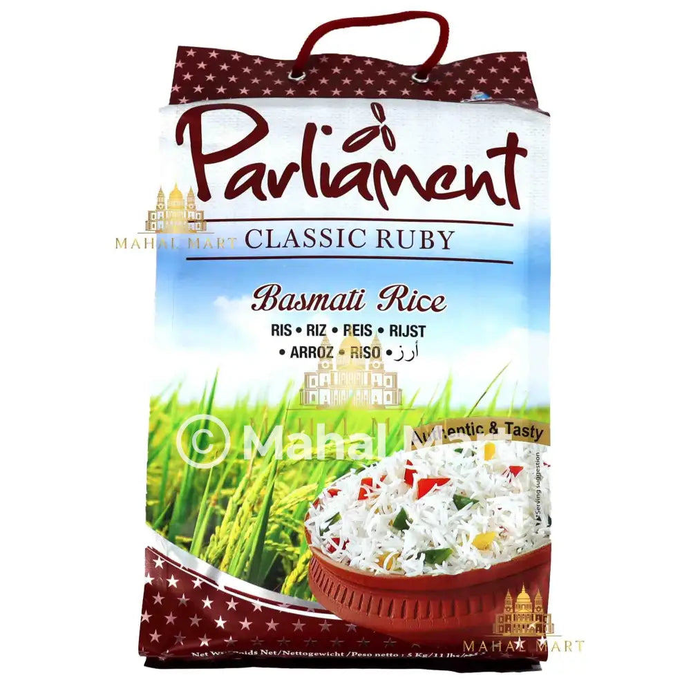 Parliament Classic Ruby Basmati Rice 5kg – Mahal Mart