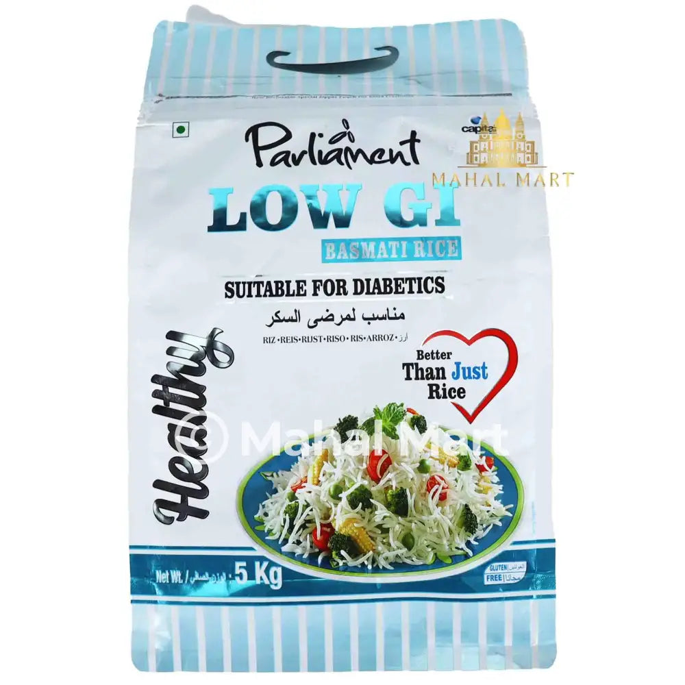 Parliament Low GI Basmati Rice 5kg – Mahal Mart