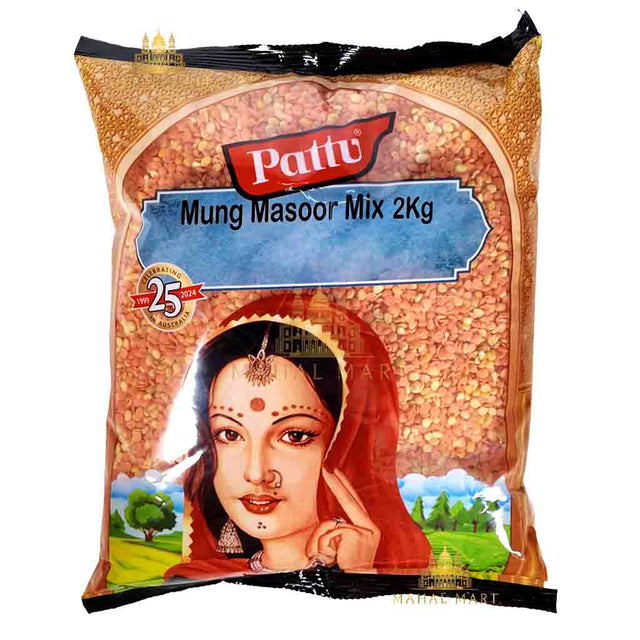 Pattu Mung Masoor Mix Daal 2kg – Mahal Mart