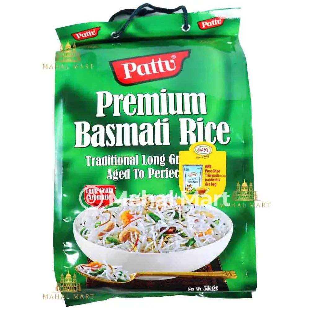 Pattu Premium Basmati Rice 5kg – Mahal Mart