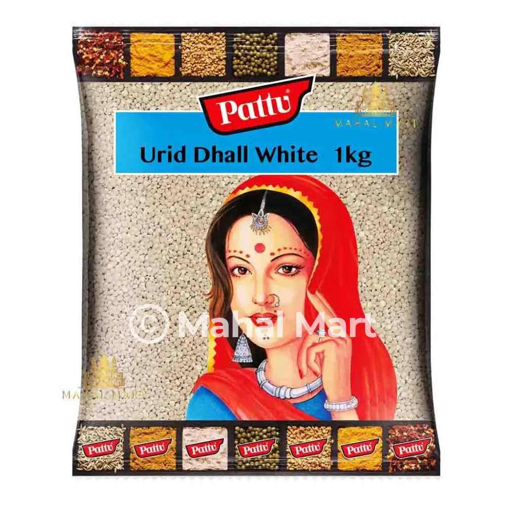 Pattu Urid White Dhall/ Urid Split 1kg – Mahal Mart