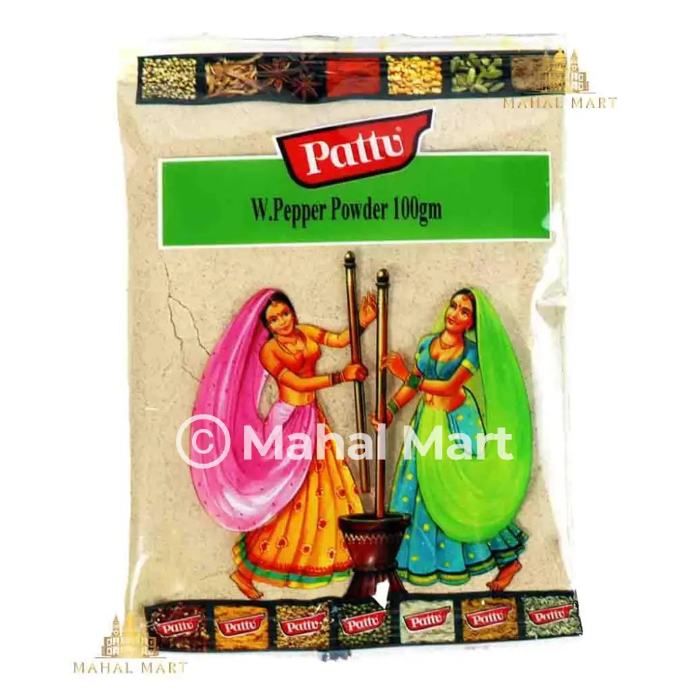 Pattu White Pepper Powder 100g – Mahal Mart