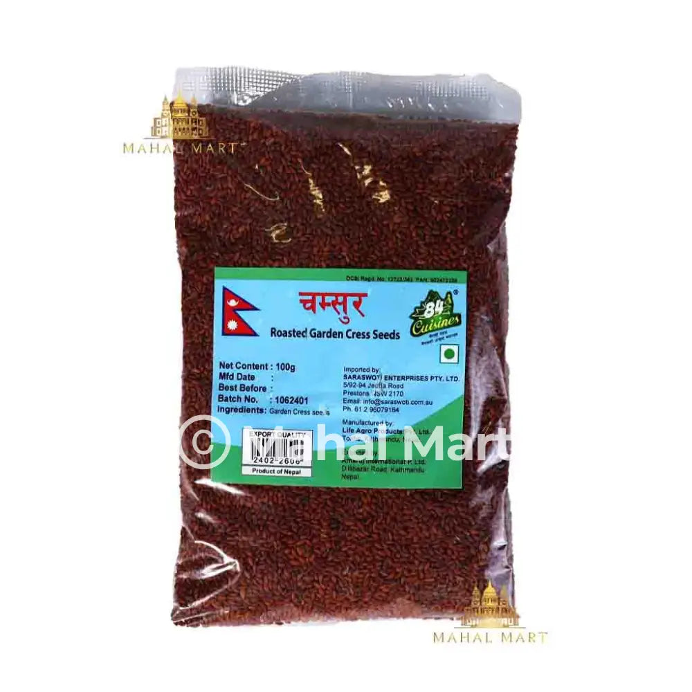 Chamsur (Roasted Garden Cress Seeds) 100g – Mahal Mart
