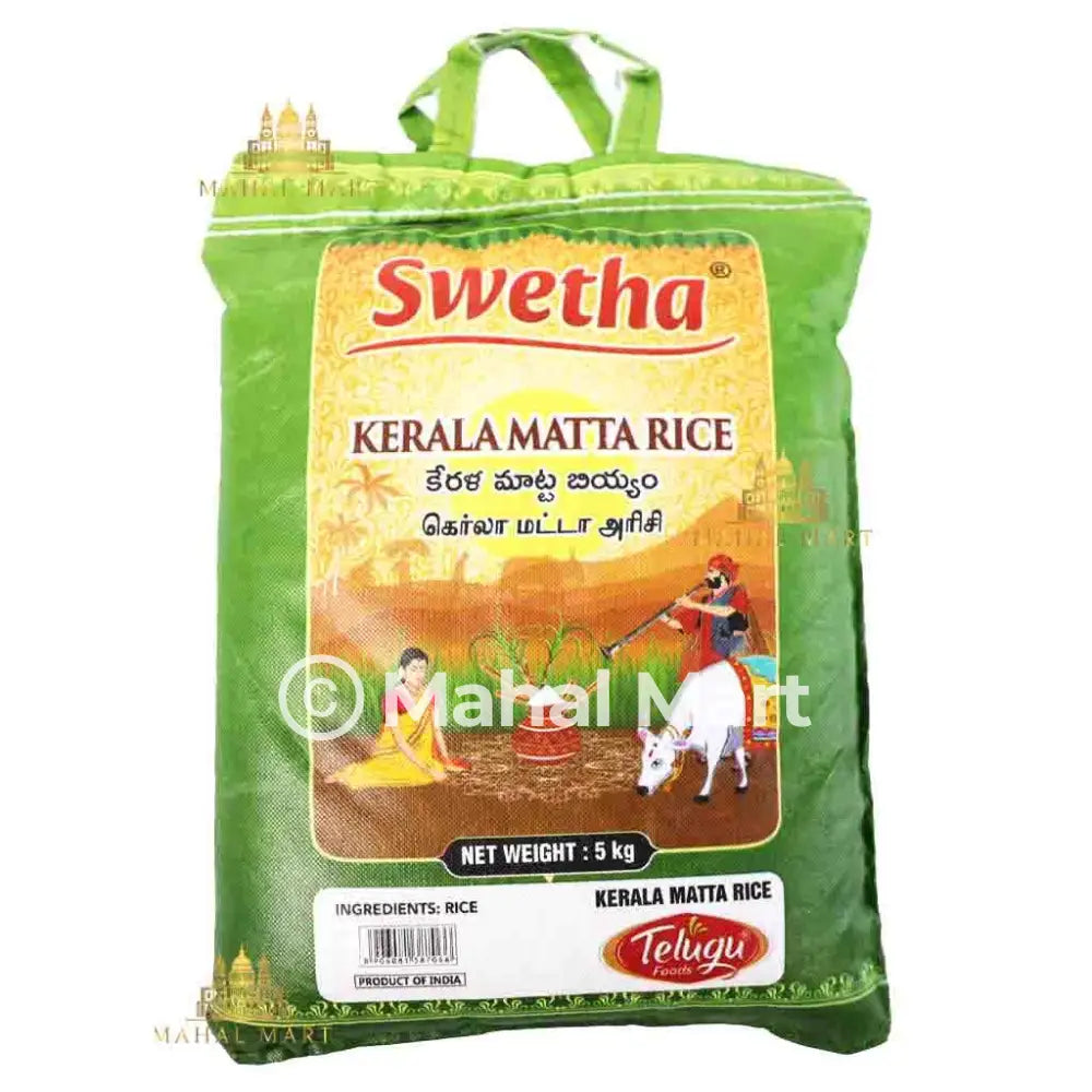 Swetha Telugu Kerala Matta Rice 5kg – Mahal Mart