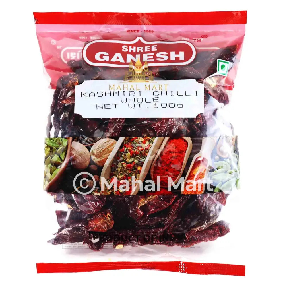 Kashmiri Chilli Whole 100g – Mahal Mart